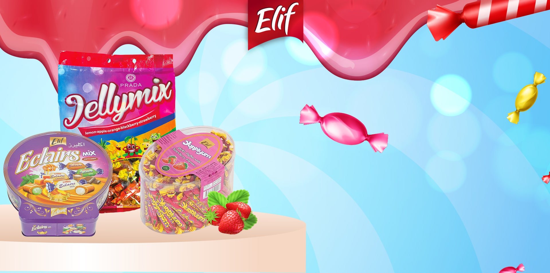 Elif Çikolata – Çikolata, şekerleme, gofret, pasta, kek, bisküvi